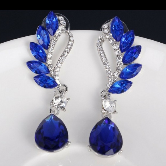 WickedWondersVIPBling.com | Jewelry | Vintage Flight Royal Blue Gem ...